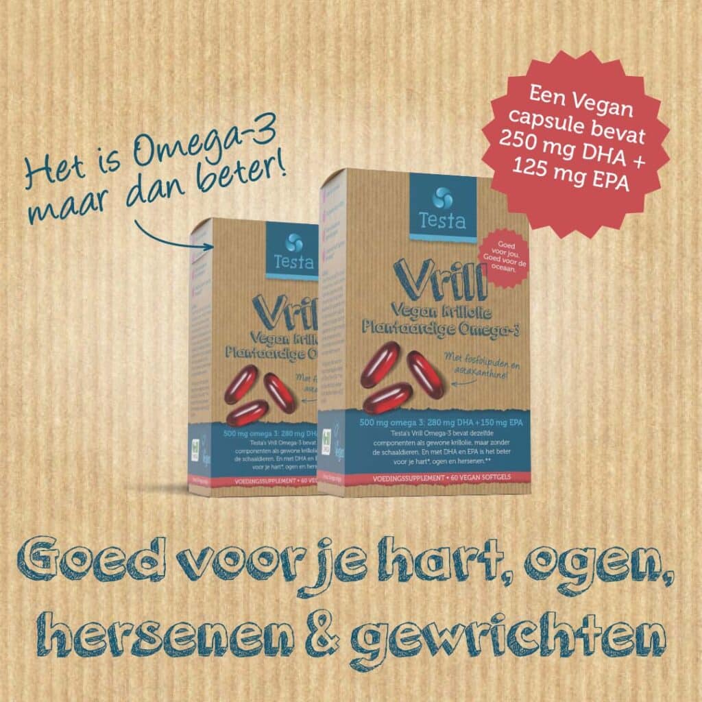 Testa Vrill - Vegan krill olie capsules uit algen